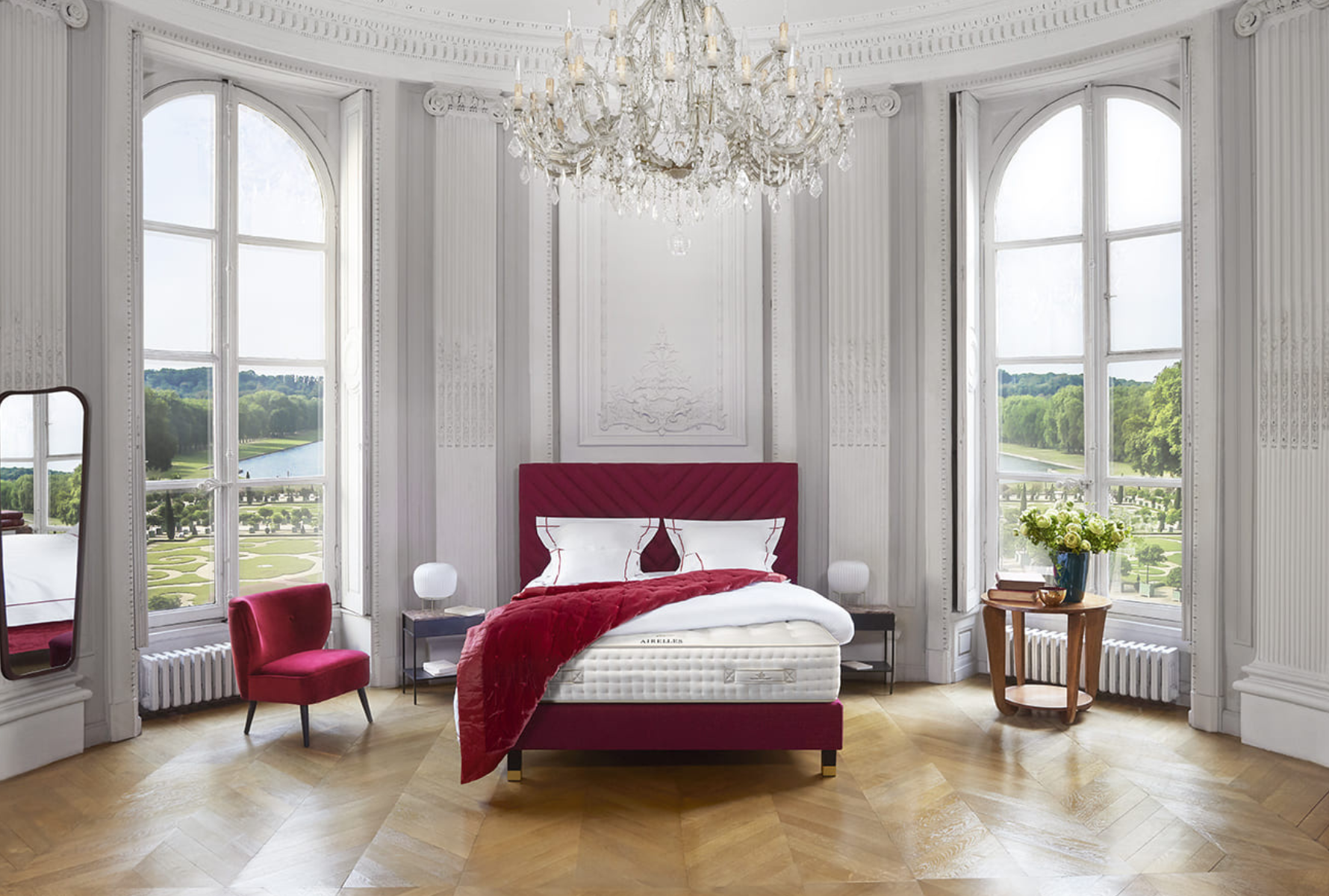Matelas sur mesure | Tréca & Airelles pour le Château de Versailles